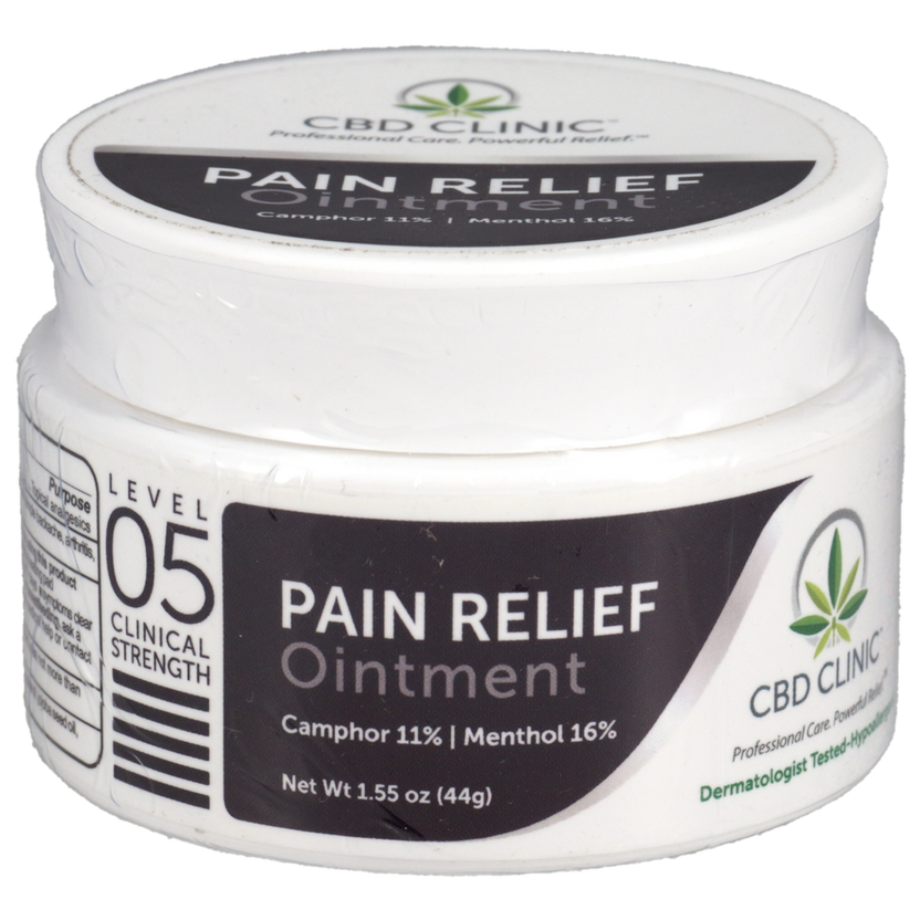 CBD Clinic Level 5 Ointment | Camphor 11% Menthol 16% – Triangle Hemp ...
