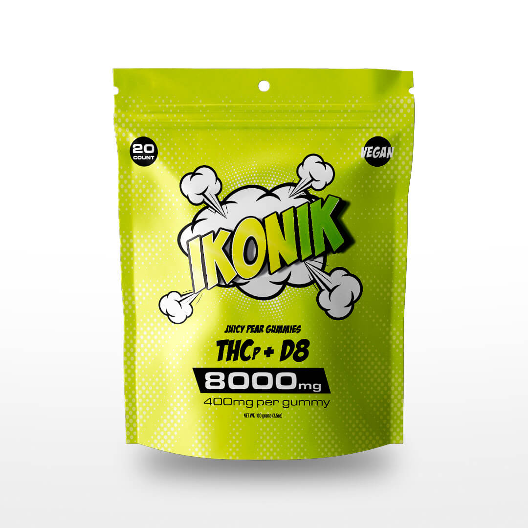 Ikonik THCP + D8 Gummies | (20ct) 8000mg – Triangle Hemp Wellness