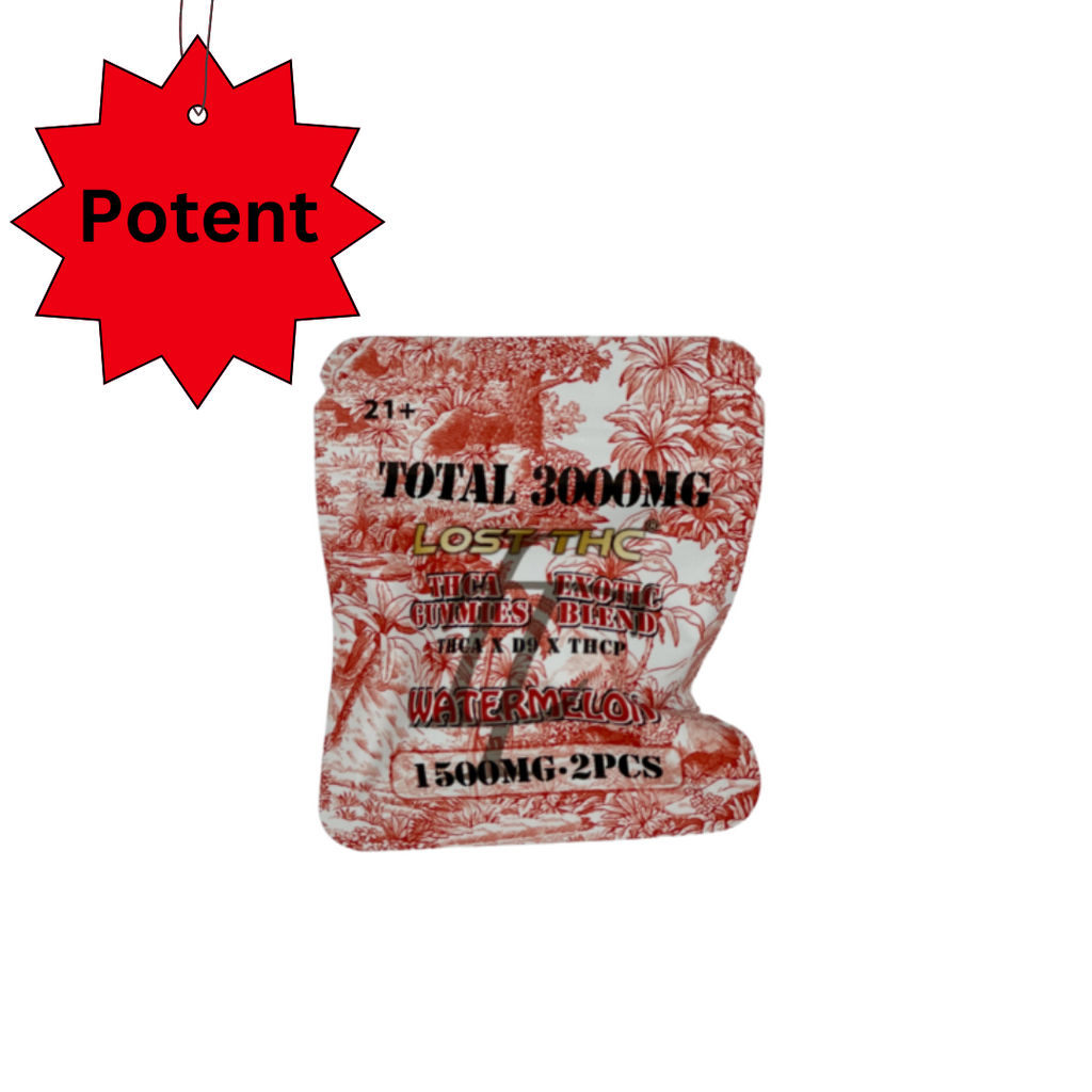 Lost THC Mini Gummies- 3000MG (2pc) – Triangle Hemp Wellness