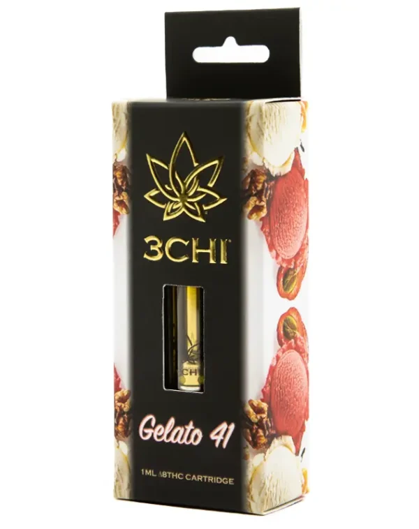3 CHI Delta 8 THC Vape Cartridge - Gelato 41 – Triangle Hemp Wellness