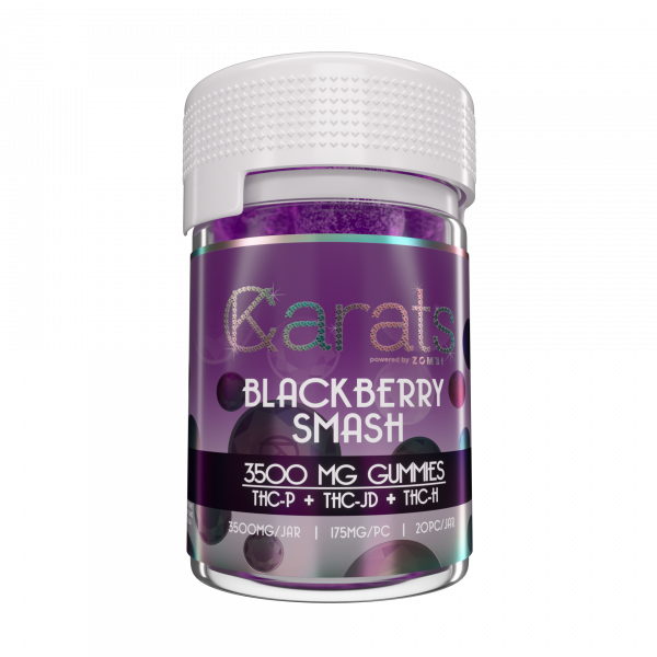 Carats THC-P, THC-JD, THC-H Gummies 3,500mg per jar | 175mg per piece ...